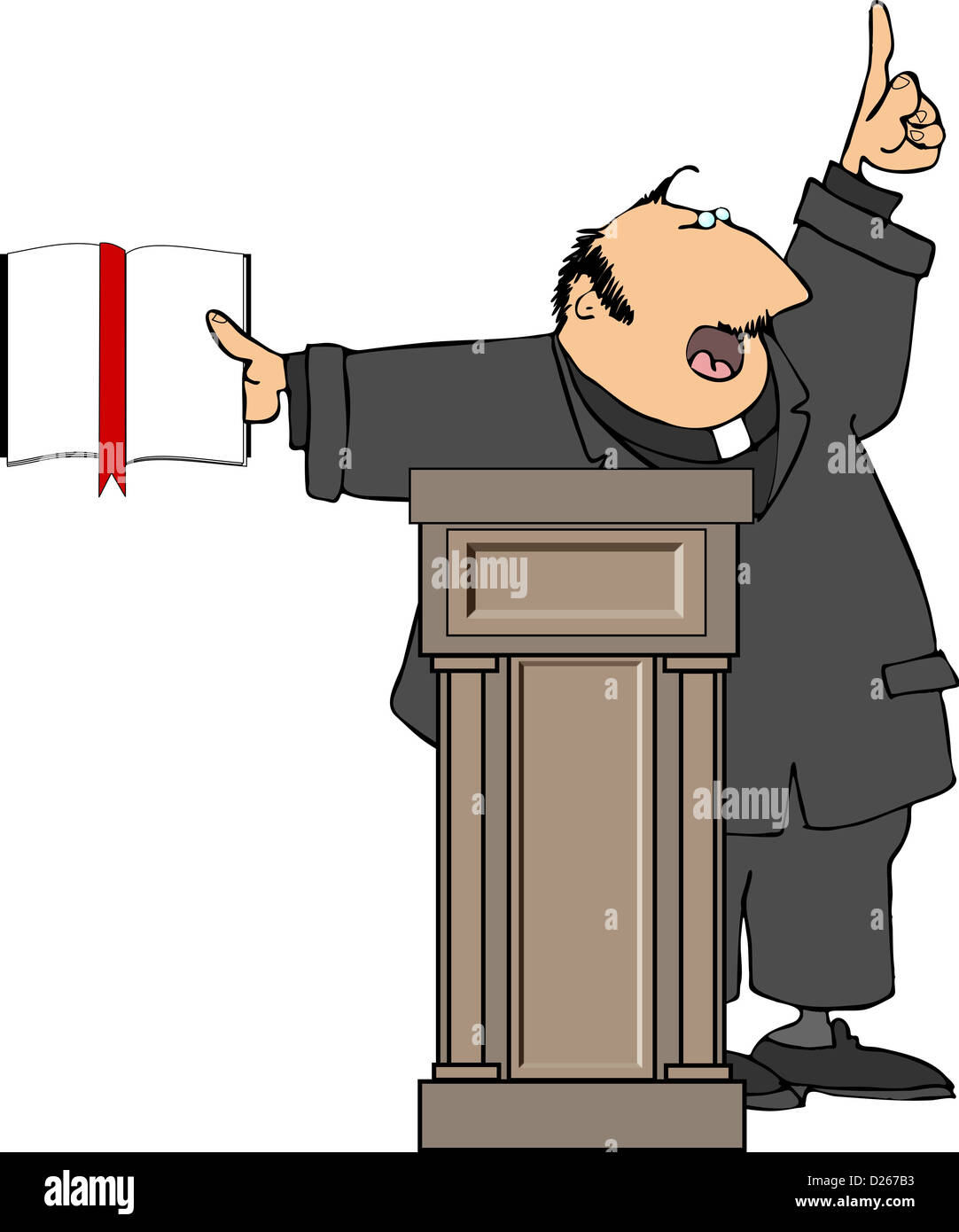 Preach priest hi-res stock photography and images - Alamy