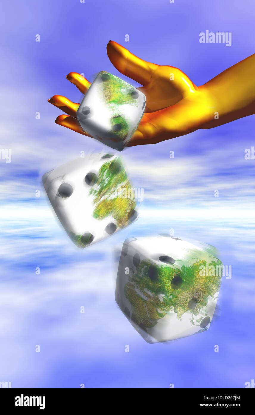 Roll of the dice Stock Photo - Alamy