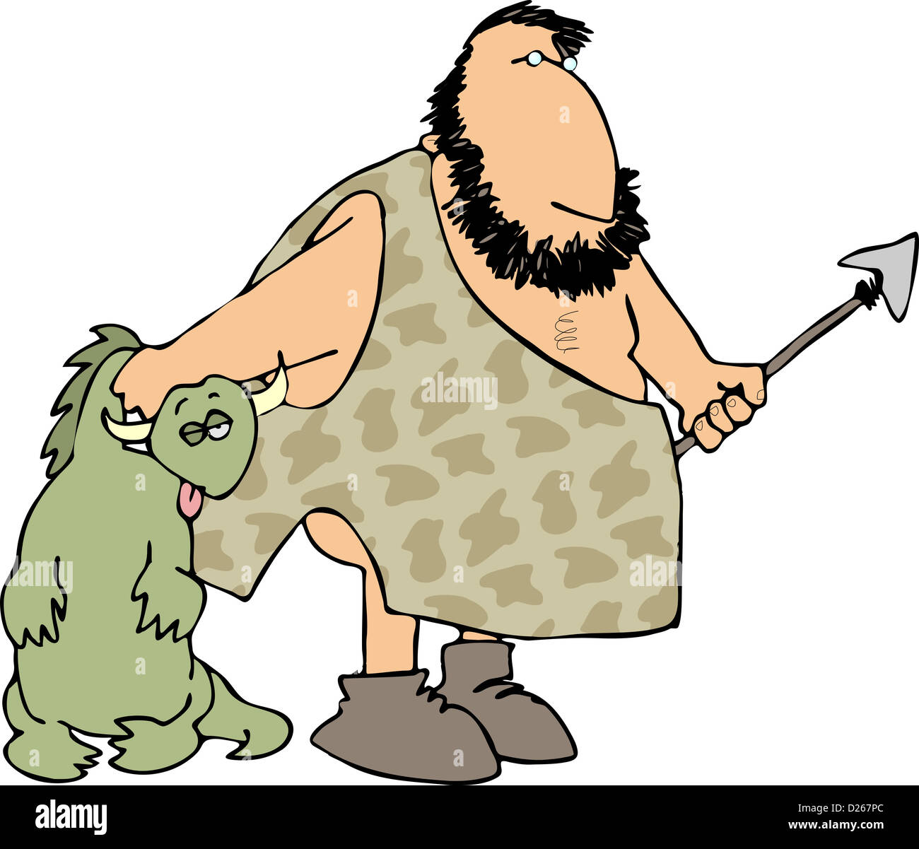 Cartoon caveman hi-res stock photography and images - Alamy