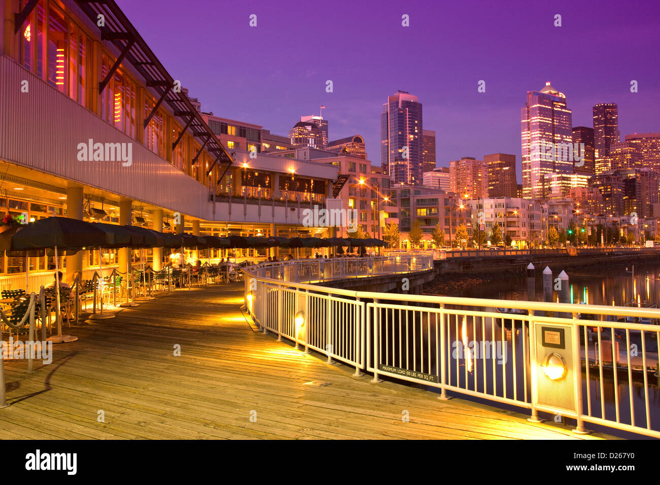 OUTDOOR RESTAURANT PIER 66 BELL STREET MARINA ELLIOT BAY DOWNTOWN ...