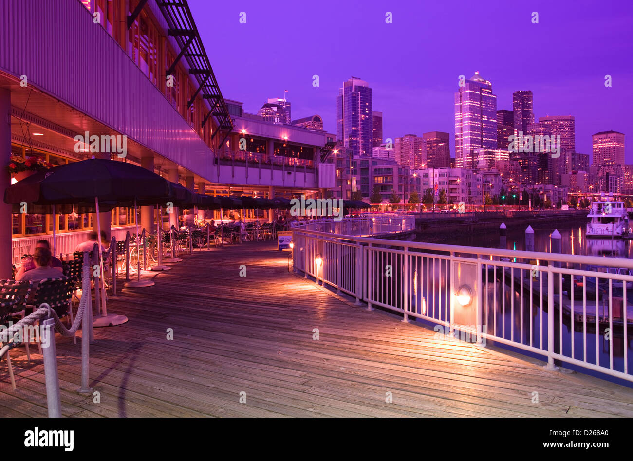 OUTDOOR RESTAURANT PIER 66 BELL STREET MARINA ELLIOT BAY DOWNTOWN ...
