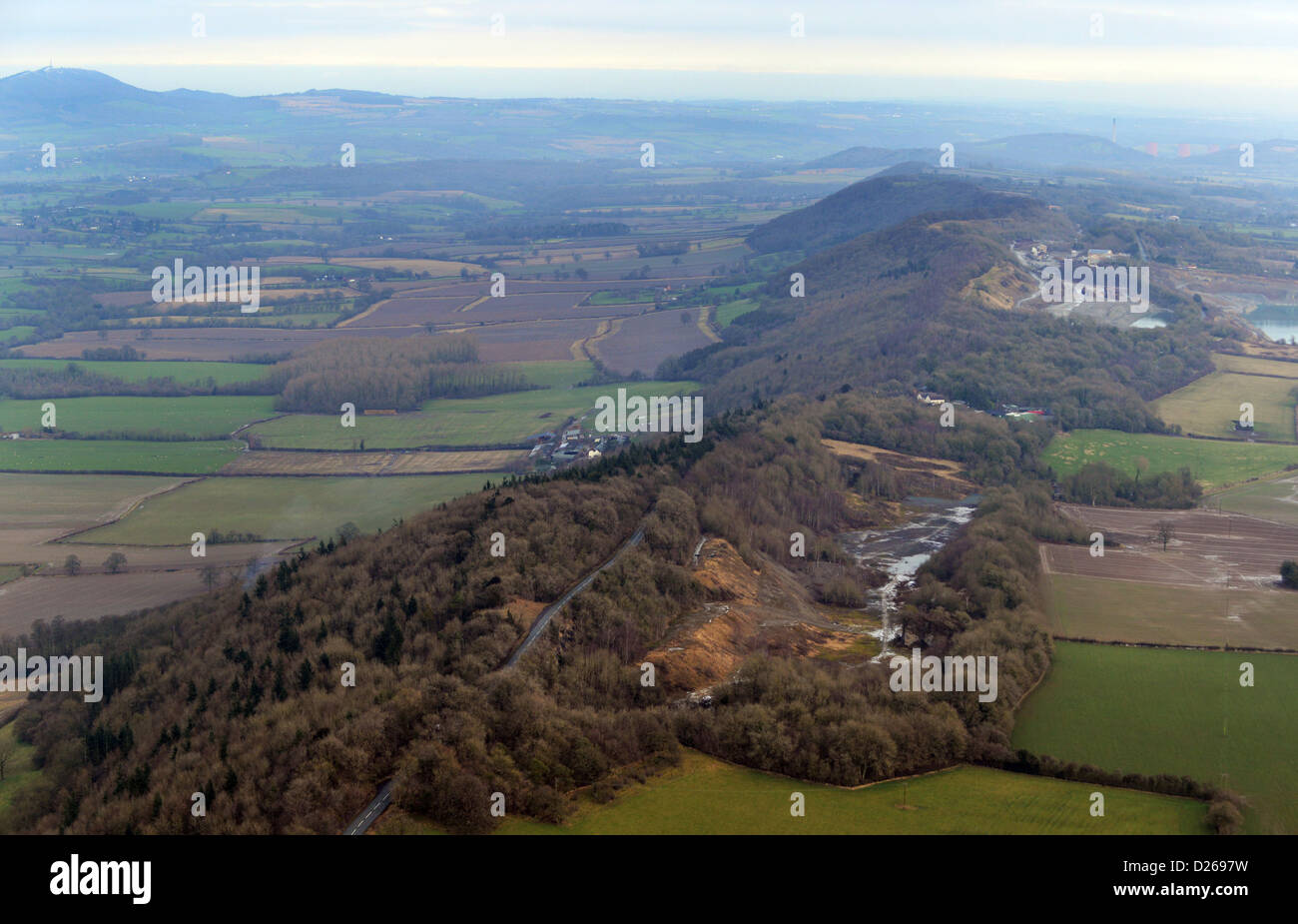 Wenlock edge quarry hi-res stock photography and images - Alamy