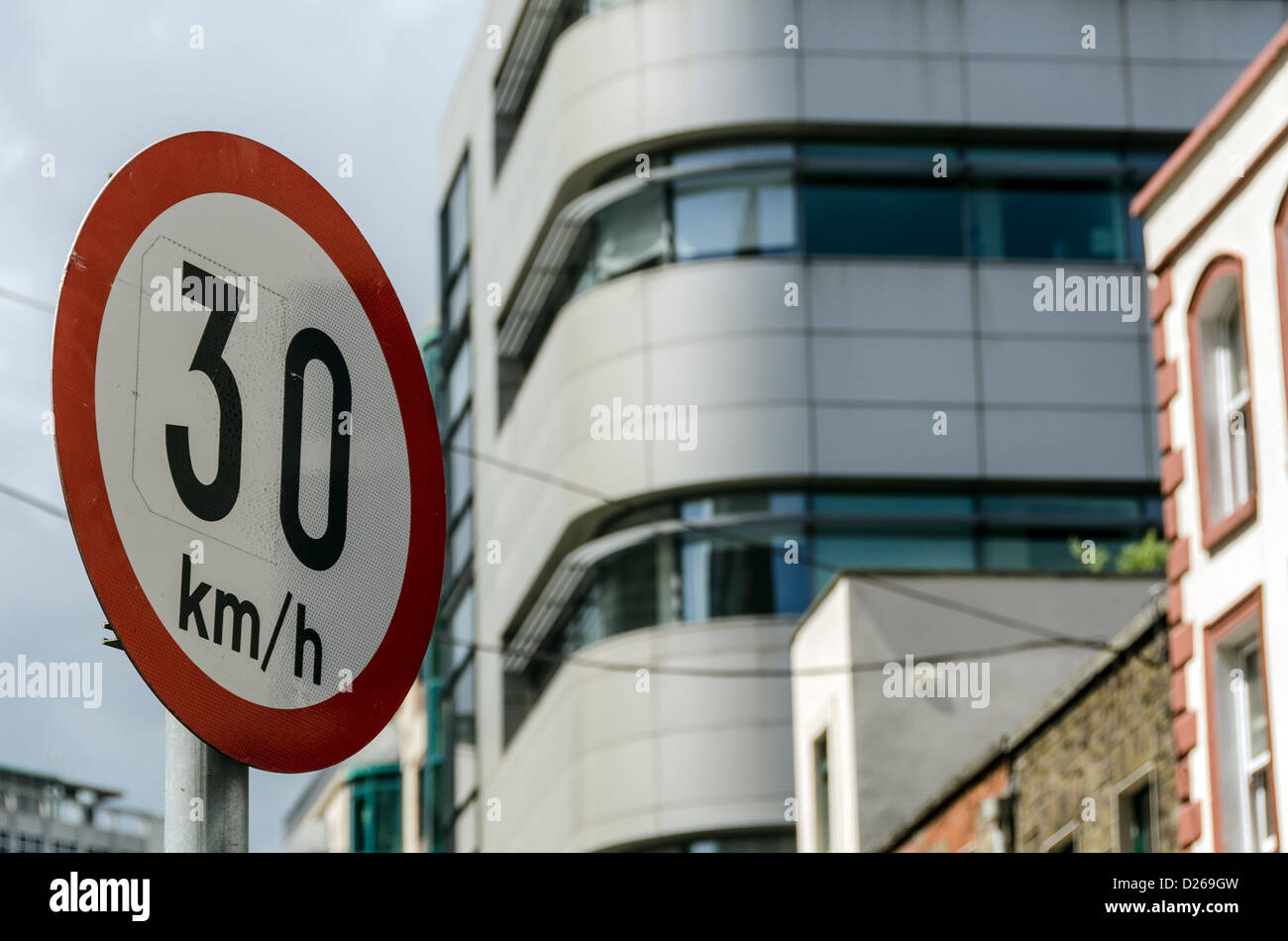 Speed limit signs, Ireland Stock Photo - Alamy