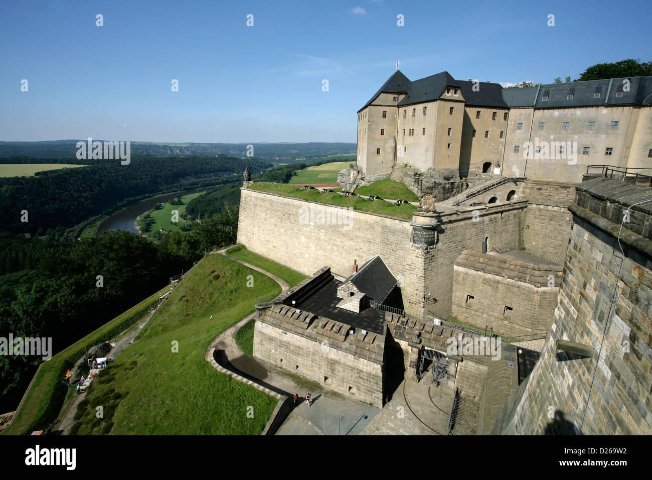 Koenigstein, Germany, Fortress Koenigstein Stock Photo - Alamy