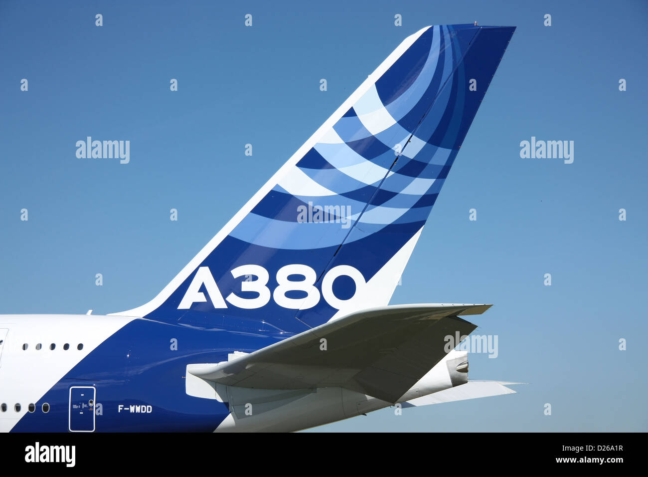 Airbus A380 Tail Airbus A380 800 Commercial Aircraft "Emirates