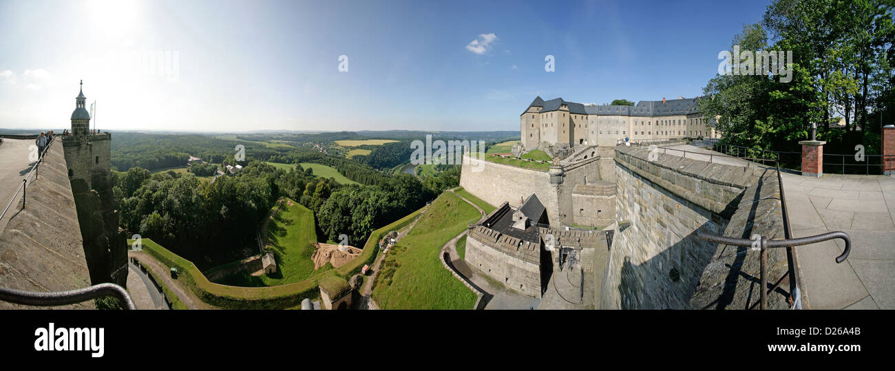 Koenigstein, Germany, Fortress Koenigstein Stock Photo - Alamy