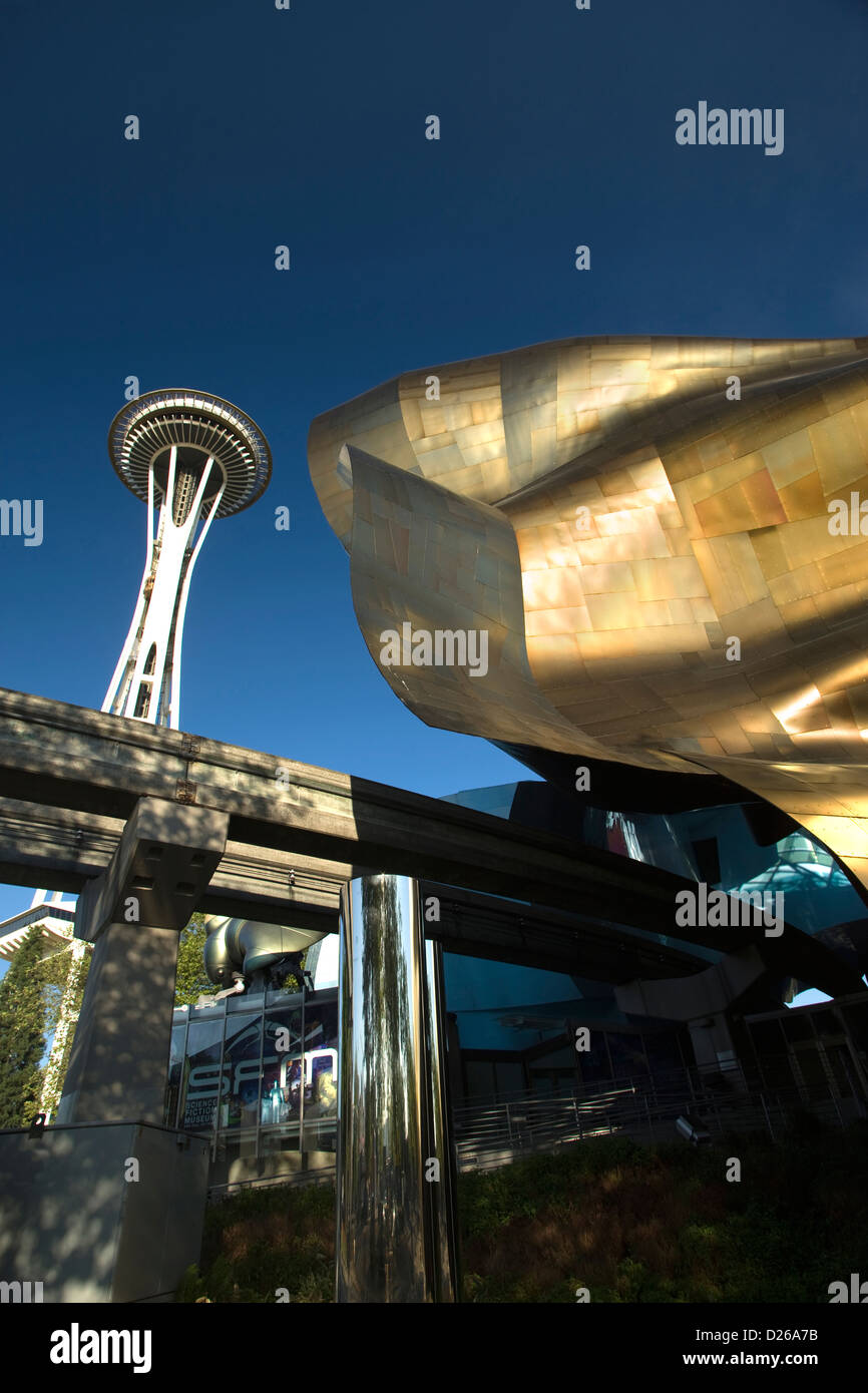 HISTORICAL 2009 SPACE NEEDLE EXPERIENCE MUSIC PROJECT (© FRANK GEHRY ...