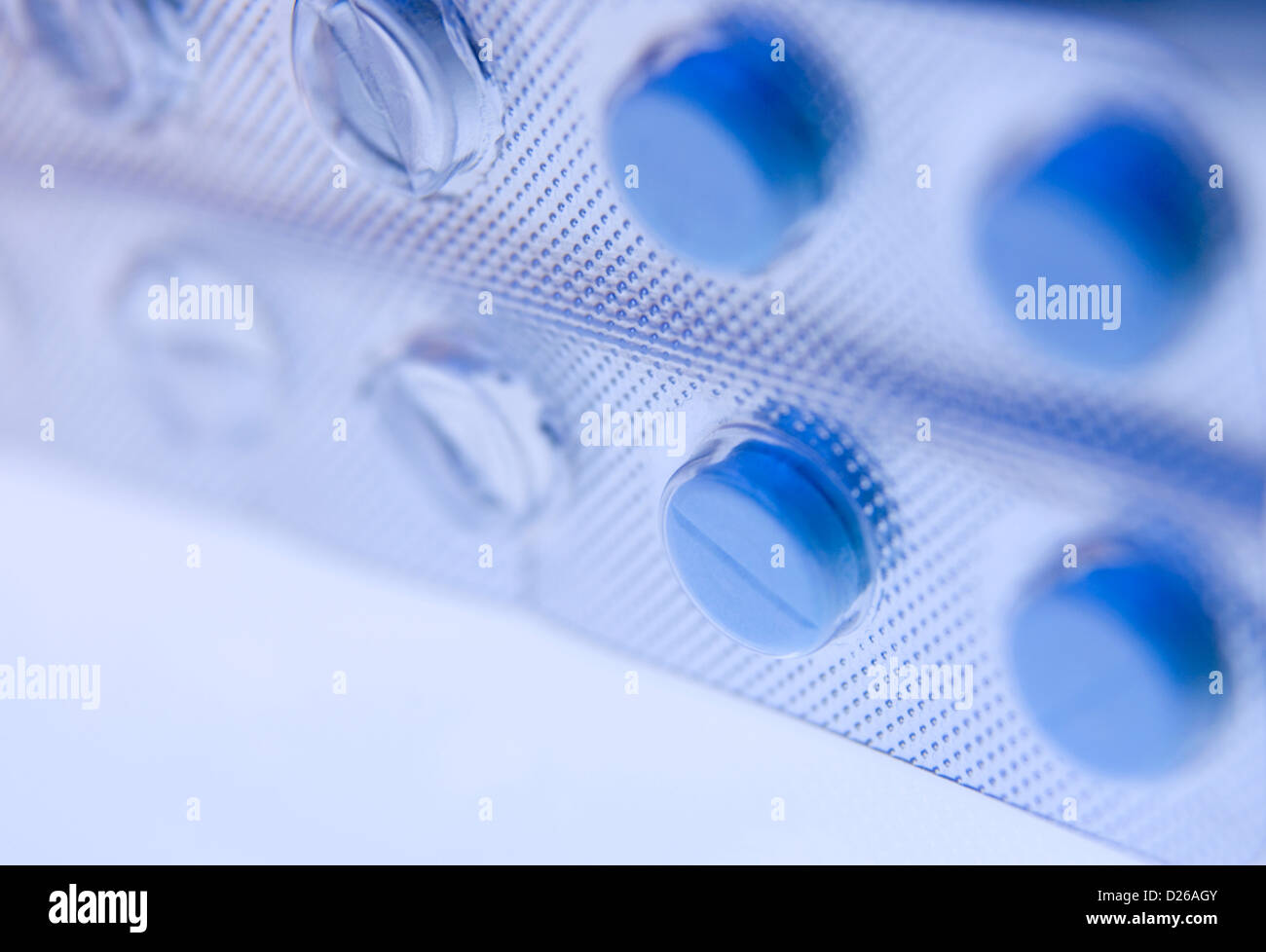 Blue pill valium hi-res stock photography and images - Alamy
