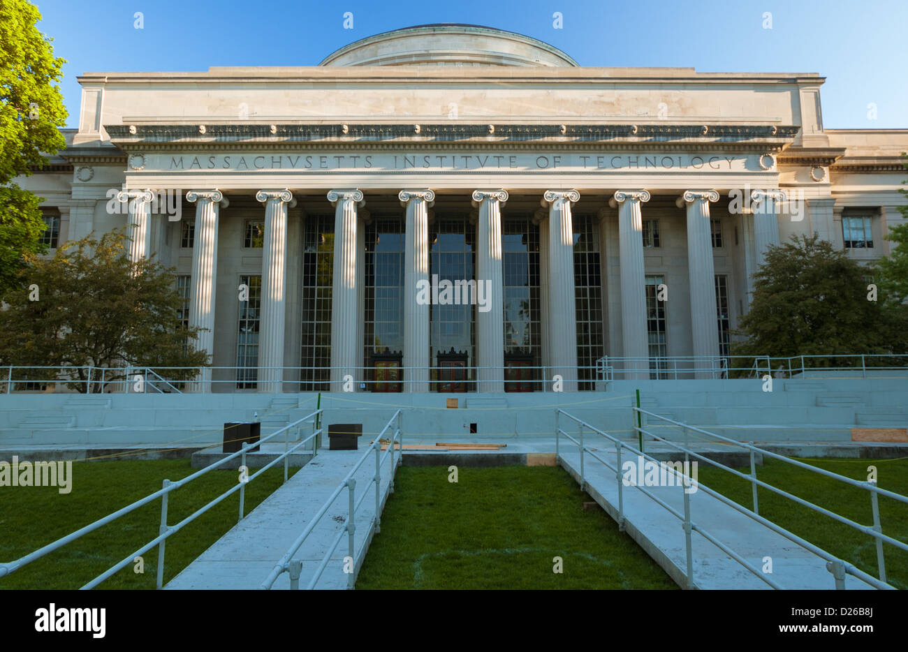 The Great Dome, Building 10, and Killian Court on the Massachusetts ...