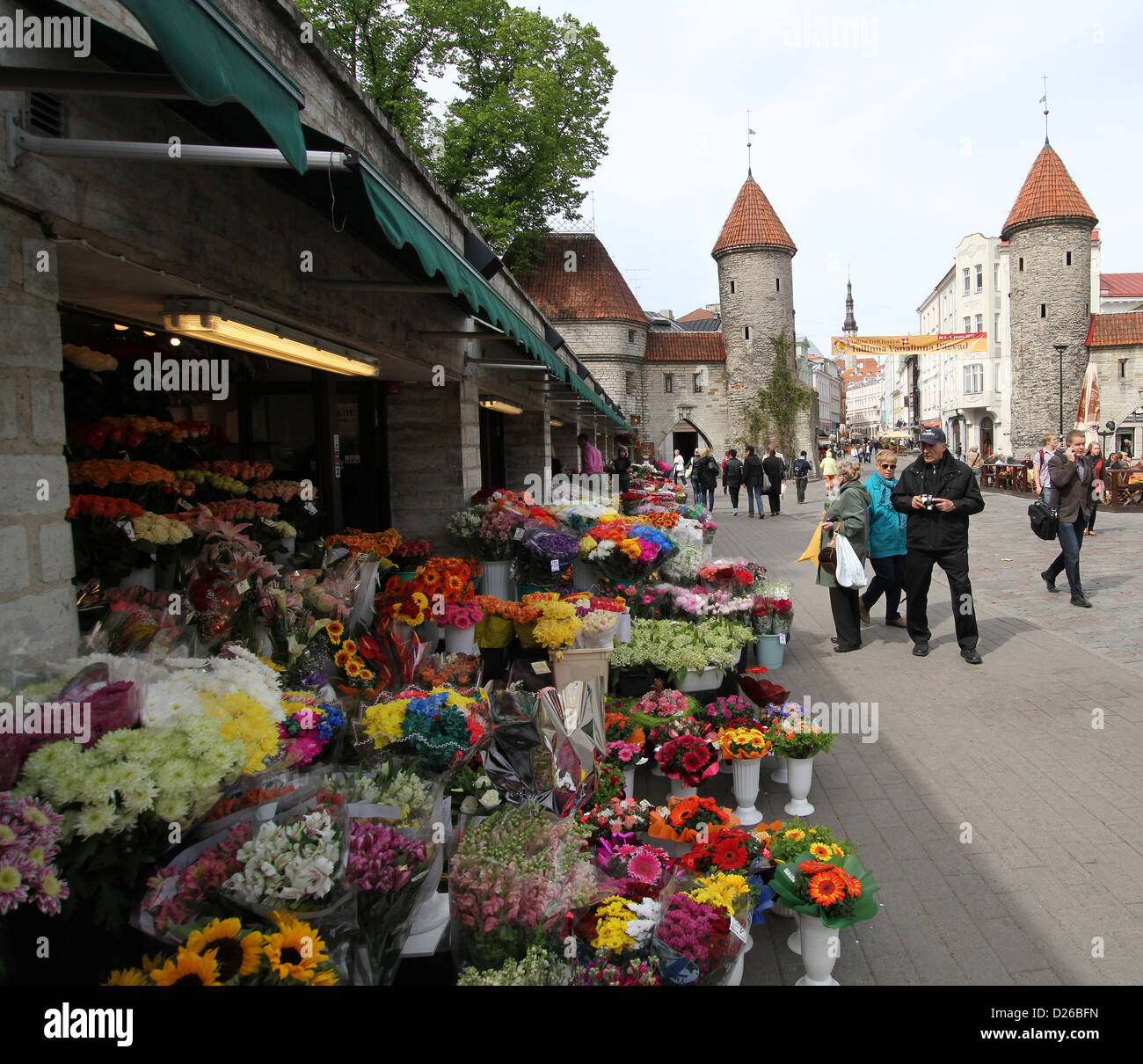 Estonia tallinn viru flower street market hi-res stock photography and ...
