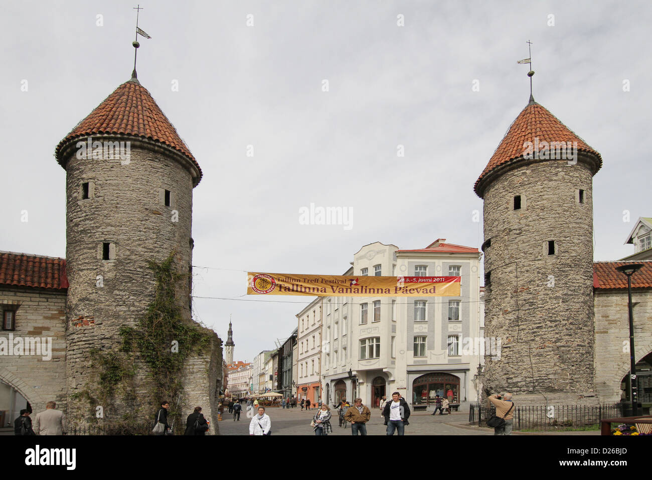 Viru gate towers hi-res stock photography and images - Alamy