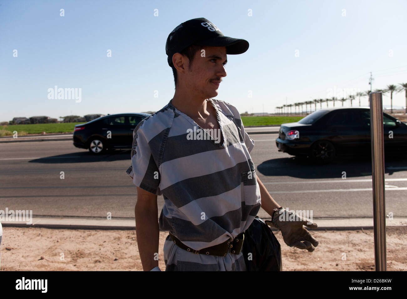 The chain gang at Maricopa County Jail in Phoenix Arizona Stock Photo ...