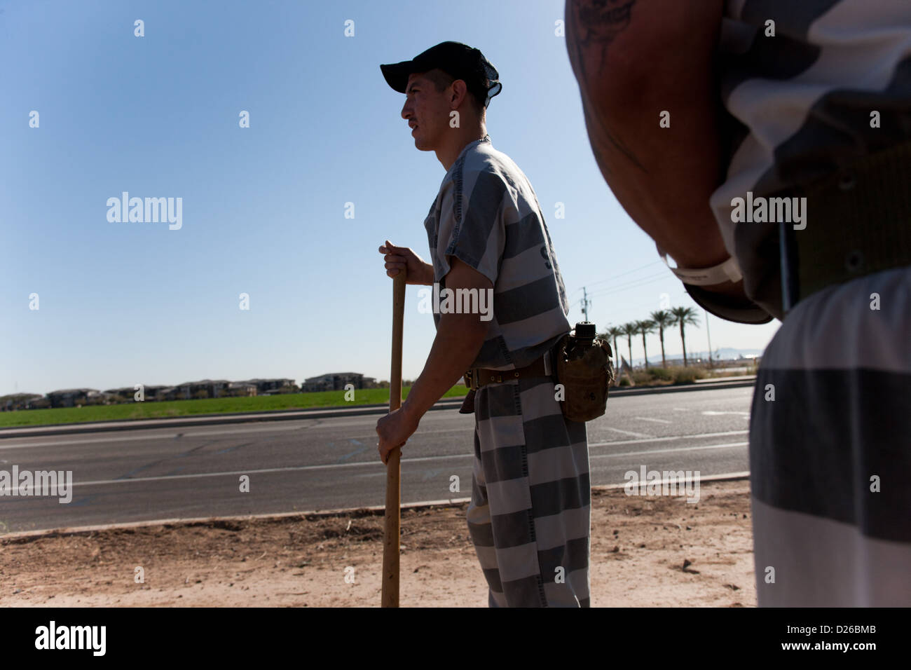 The chain gang at Maricopa County Jail in Phoenix Arizona Stock Photo ...