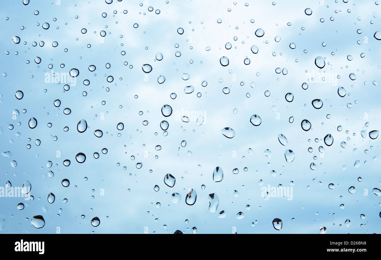 An image of raindrops on the window Stock Photo - Alamy