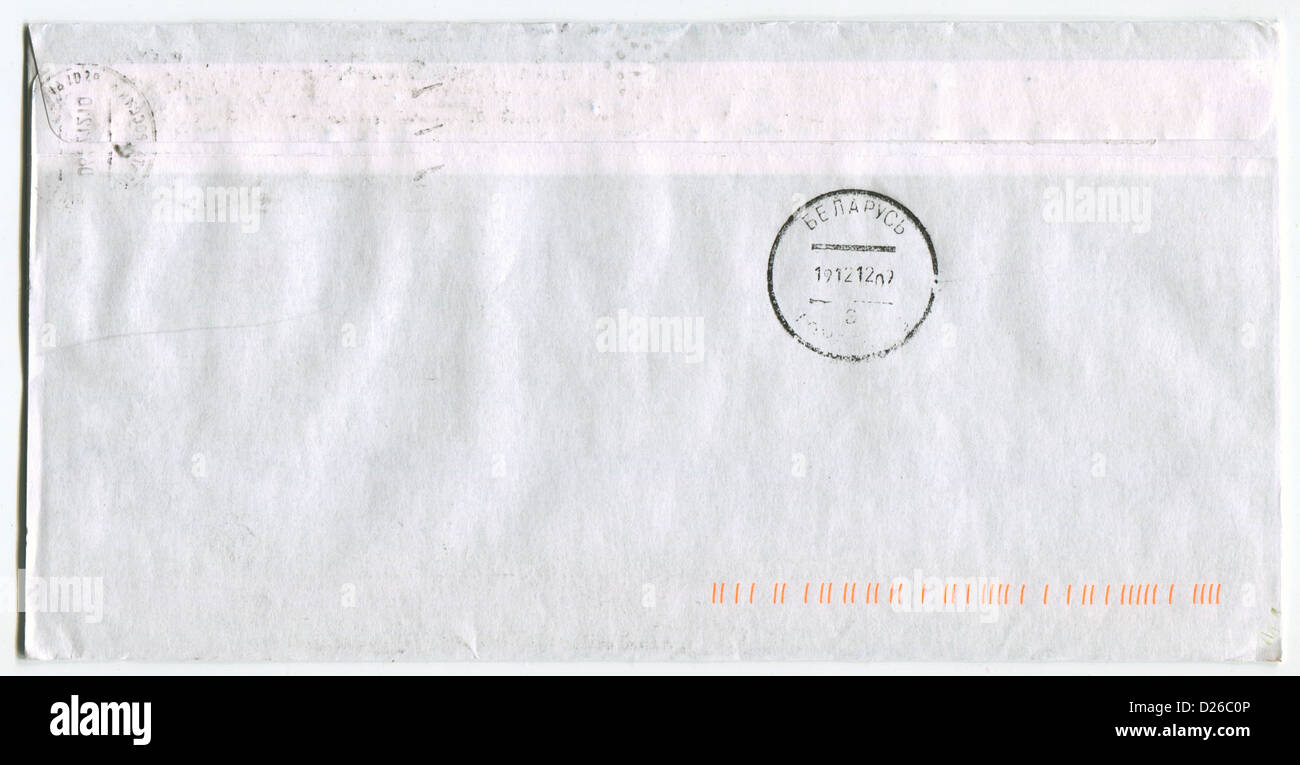 Post envelope, background Stock Photo - Alamy