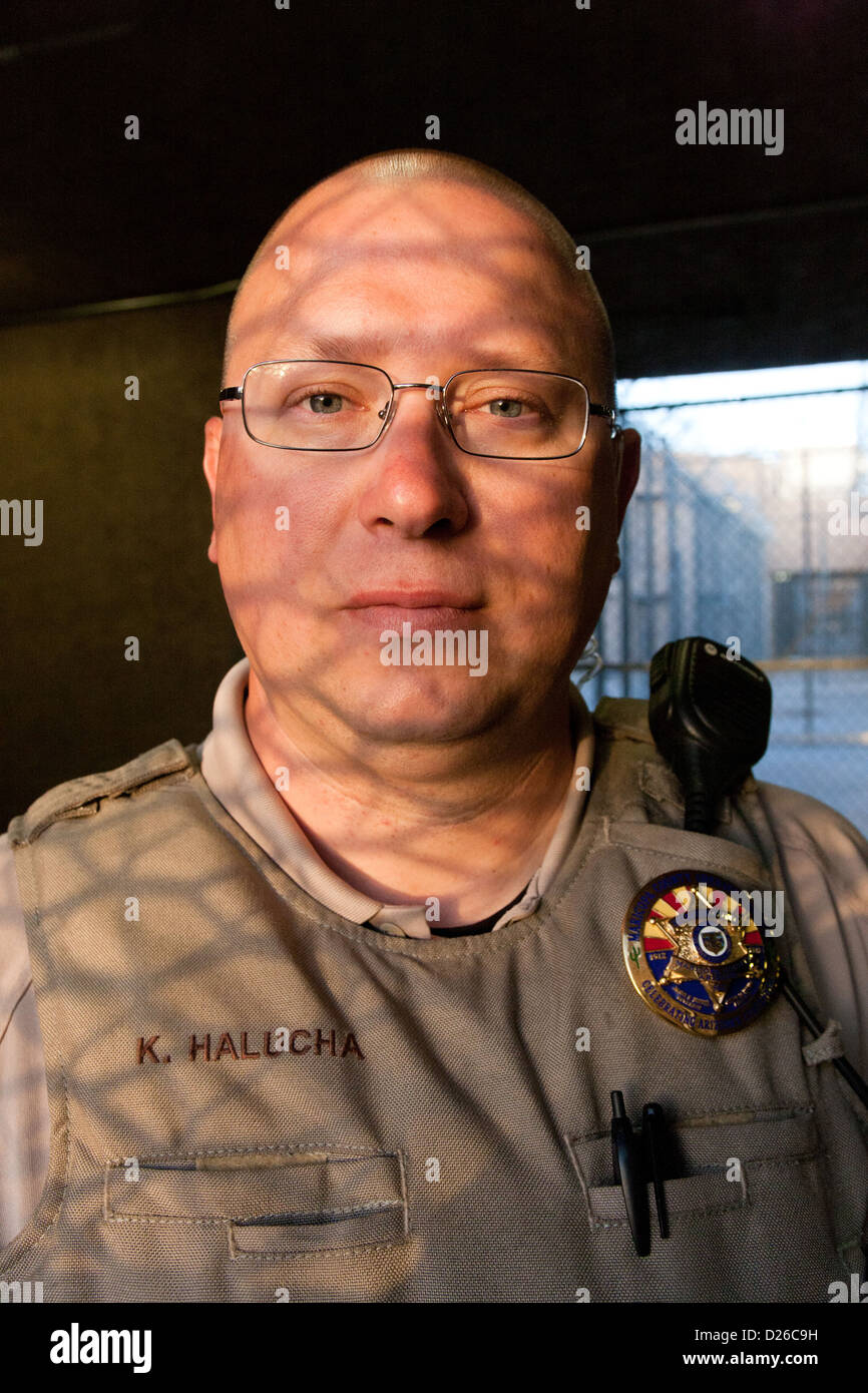 The chain gang at Maricopa County Jail in Phoenix Arizona Stock Photo ...