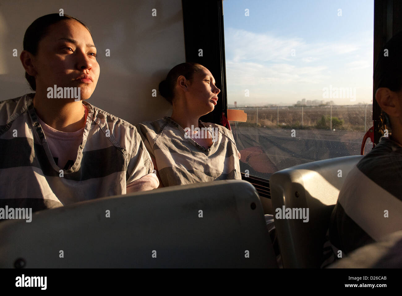 The chain gang at Maricopa County Jail in Phoenix Arizona Stock Photo ...