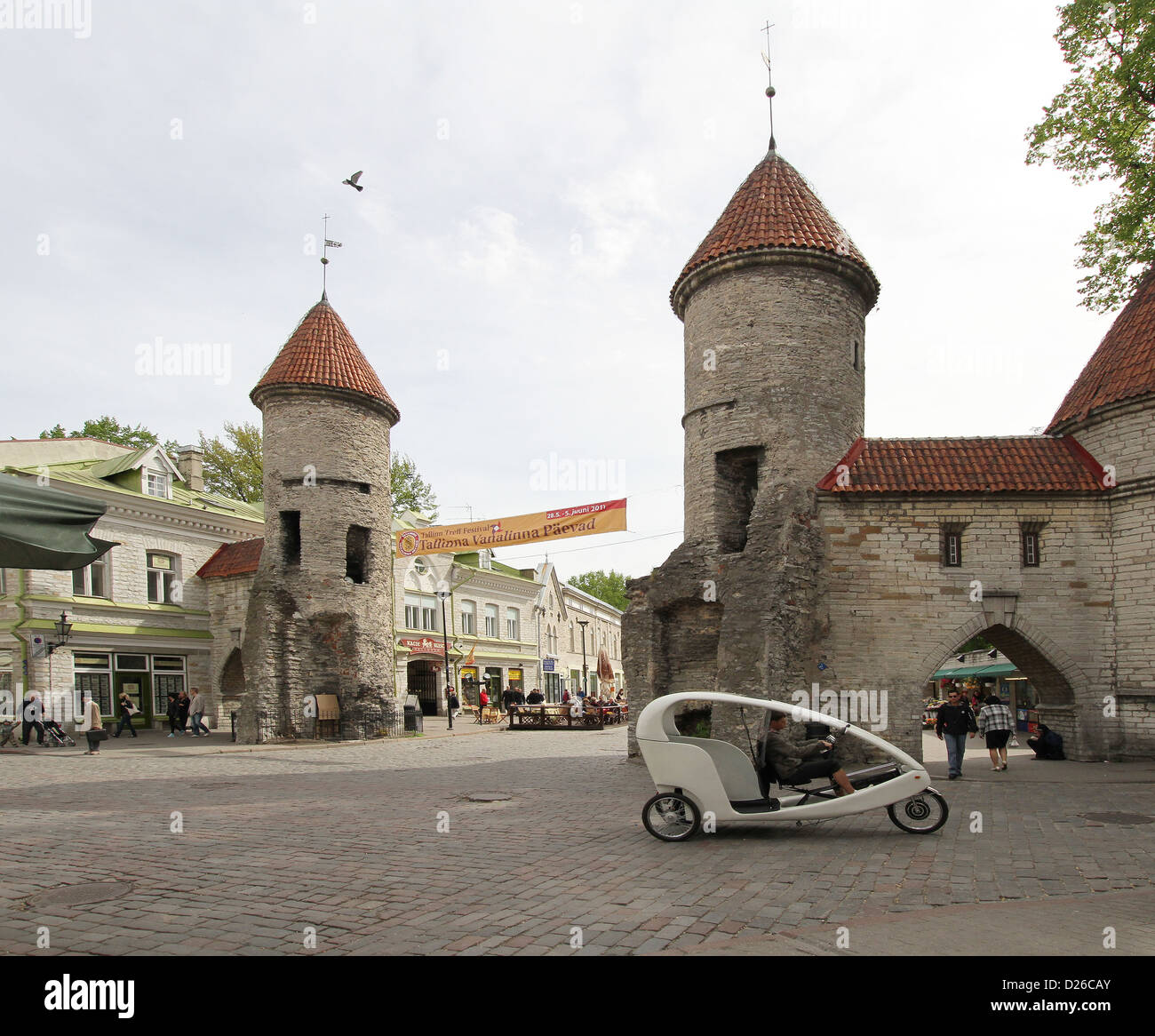 Viru gate towers hi-res stock photography and images - Alamy