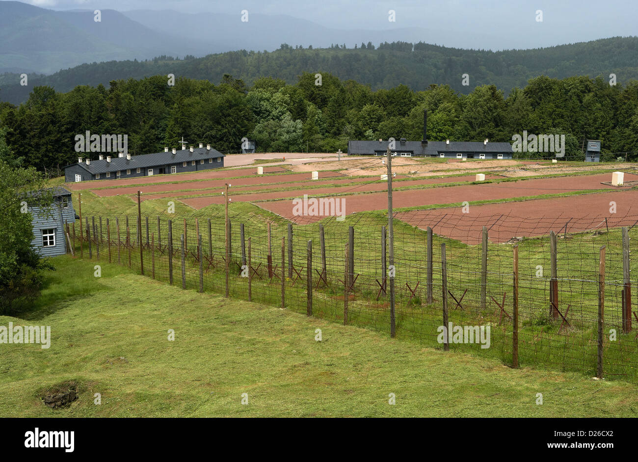 Natzwiller, France, the area of the former concentration camp ...