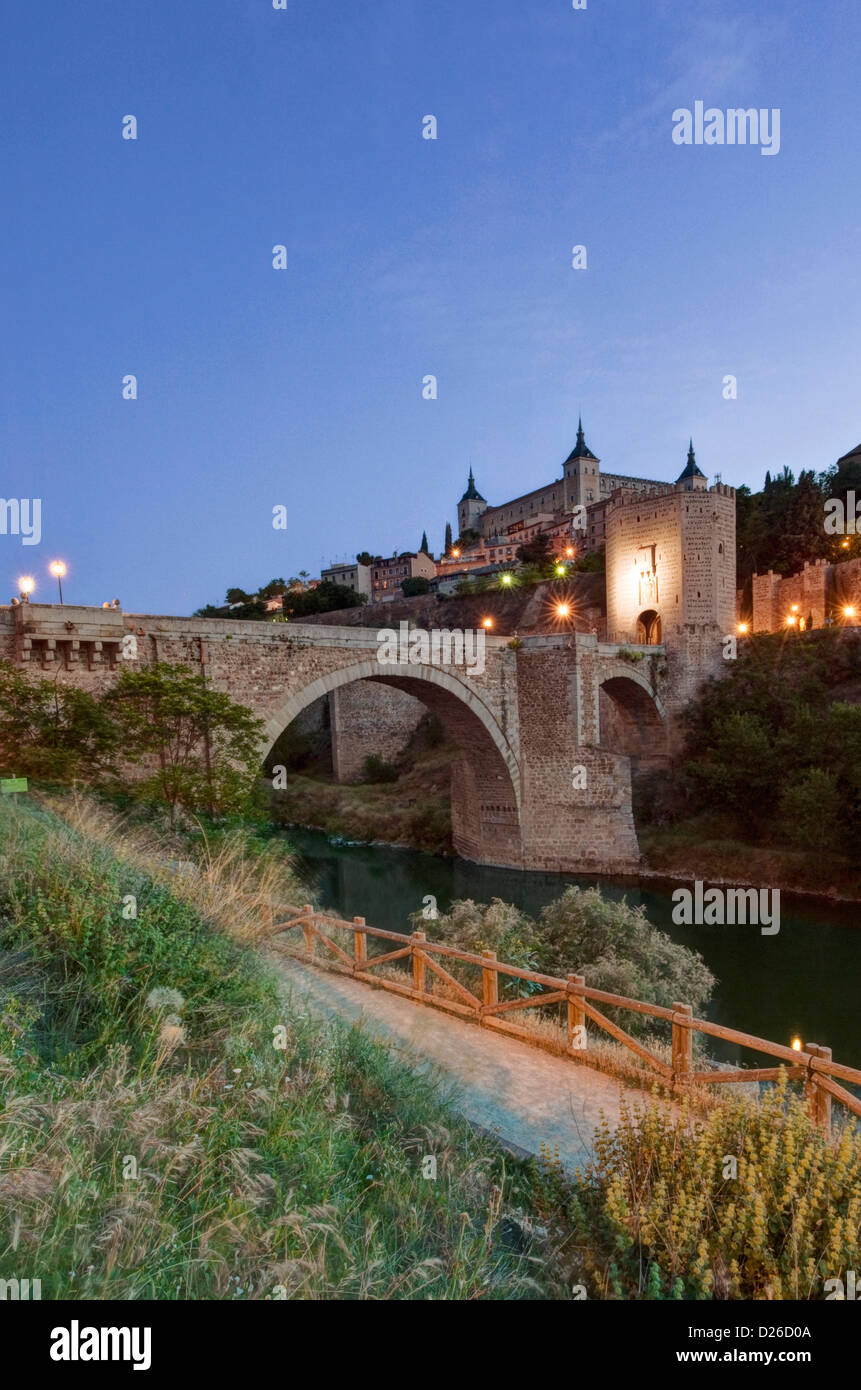 Alcantara bridge in spain hi-res stock photography and images - Alamy