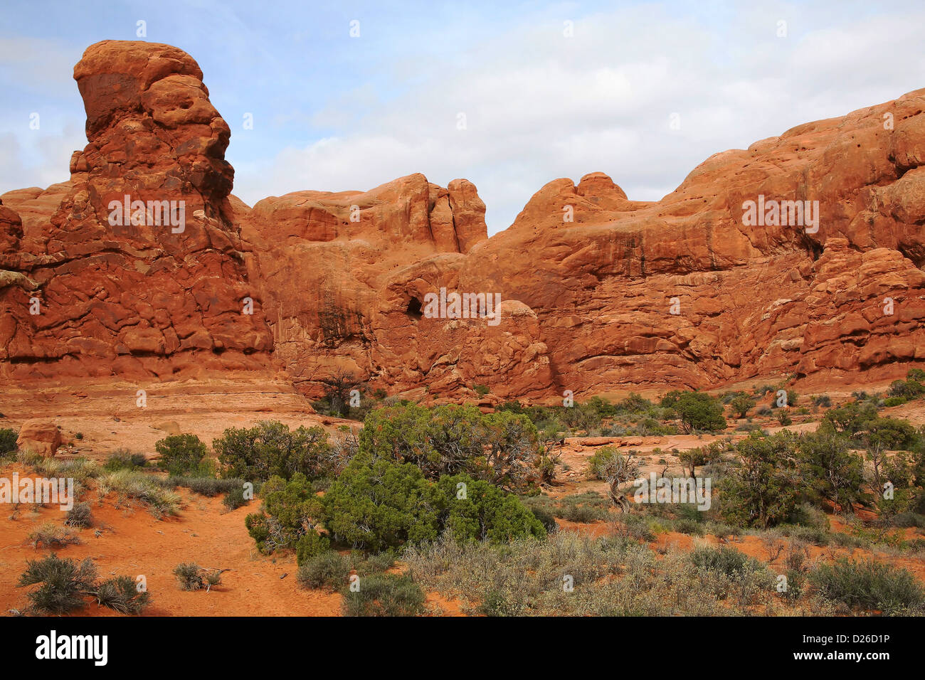 Alien face in arches national park hi-res stock photography and images ...
