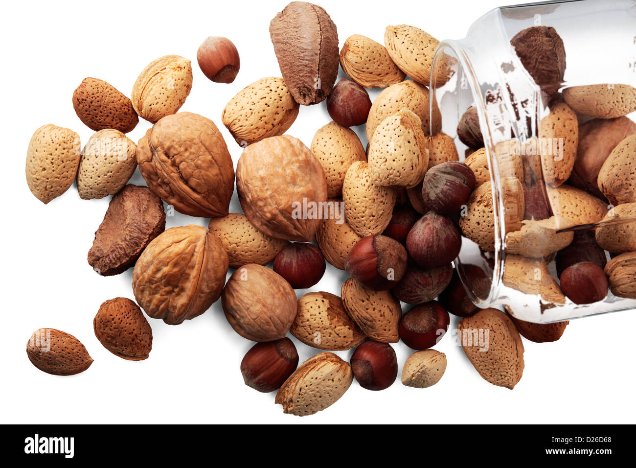 Selection of Mixed Nuts Stock Photo - Alamy