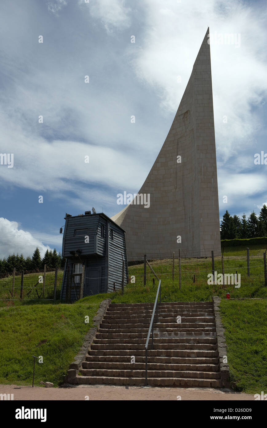 Natzwiller, France, the memorial at the former concentration camp ...