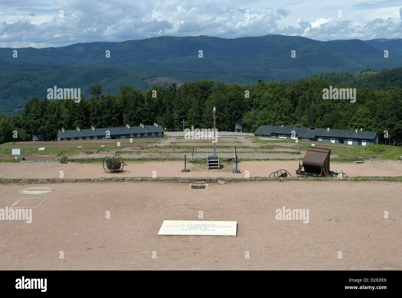 Natzwiller, France, the area of the former concentration camp ...