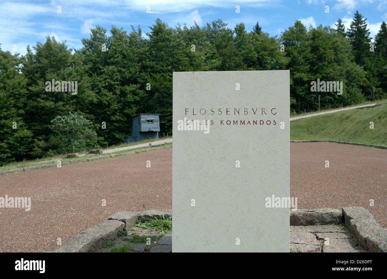 Natzwiller, France, memorial on the grounds of the concentration camp ...