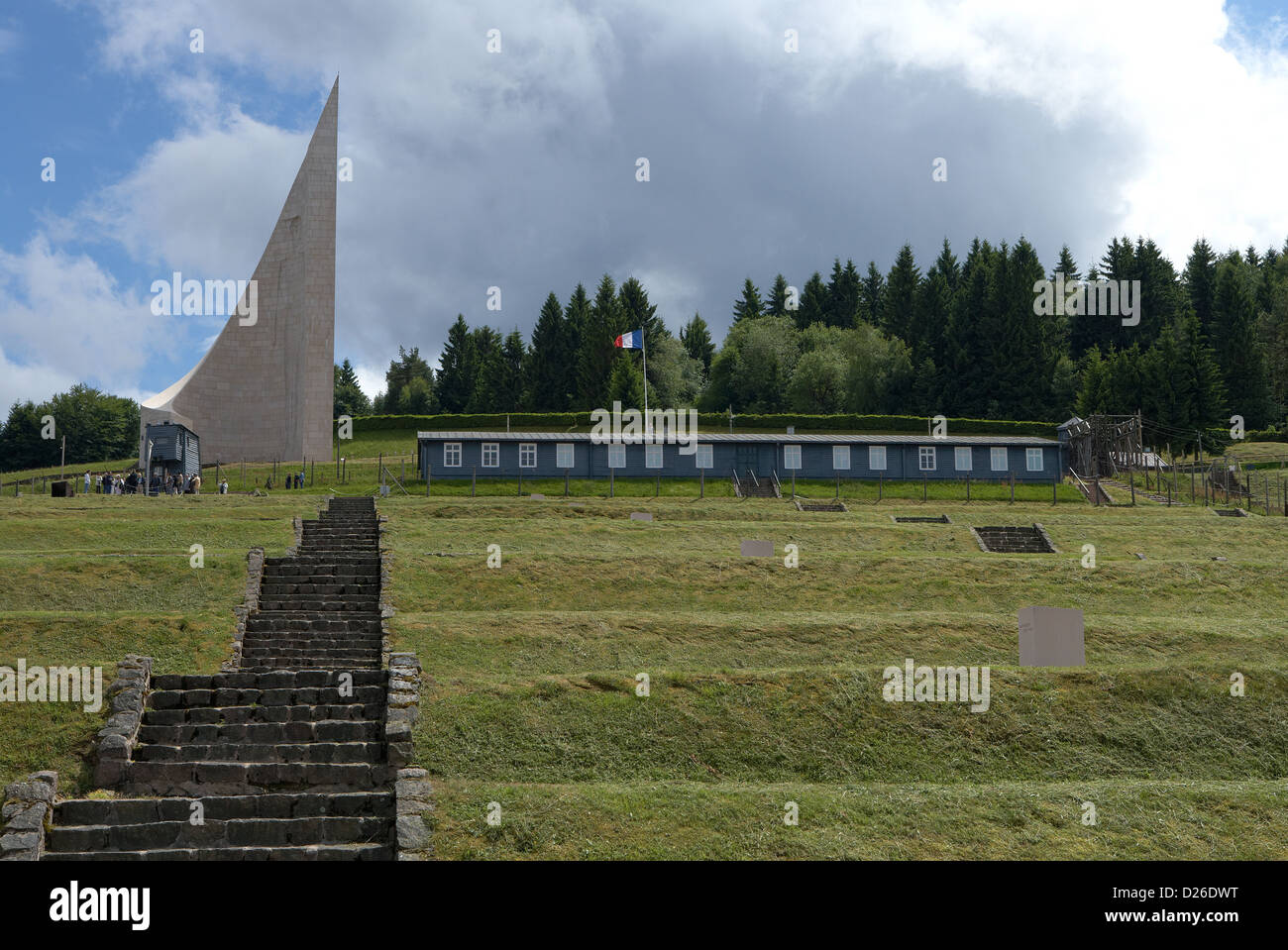 Natzwiller, France, the area of the former concentration camp ...