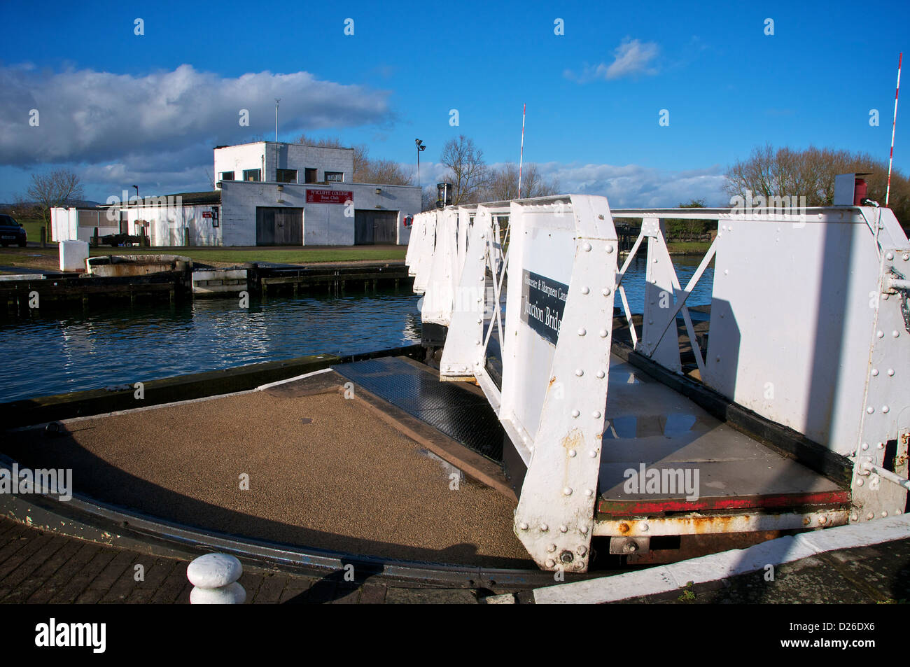 Saul Junction Sharpness Canal Gloucestershire UK Stock Photo - Alamy