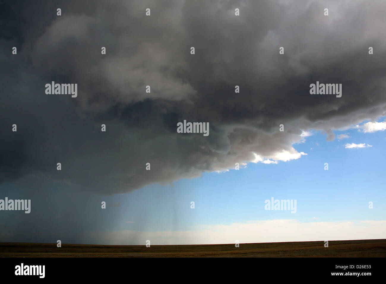 Severe thunderstorm approaching Stock Photo - Alamy