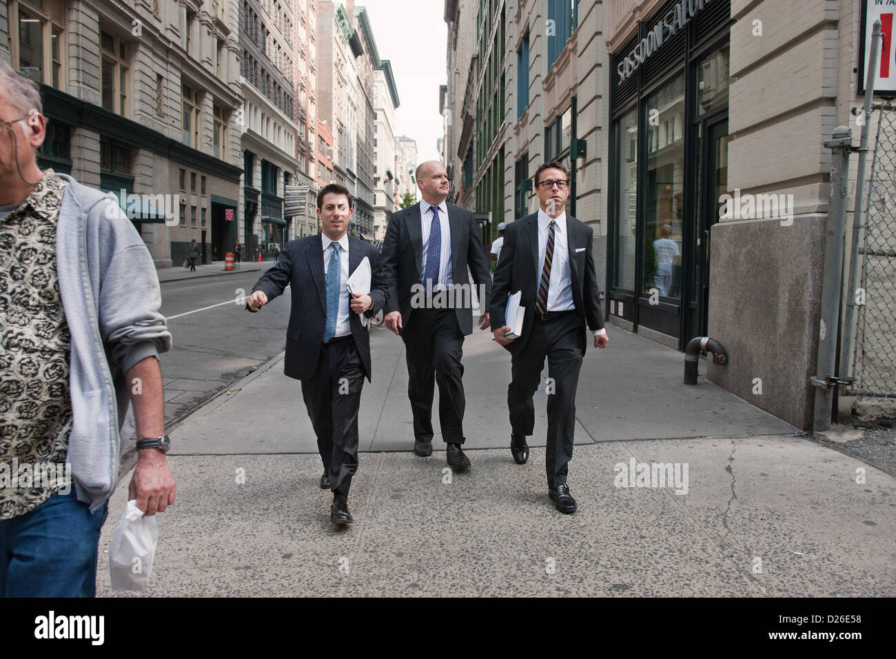 Male corporate workers in New York City Stock Photo - Alamy