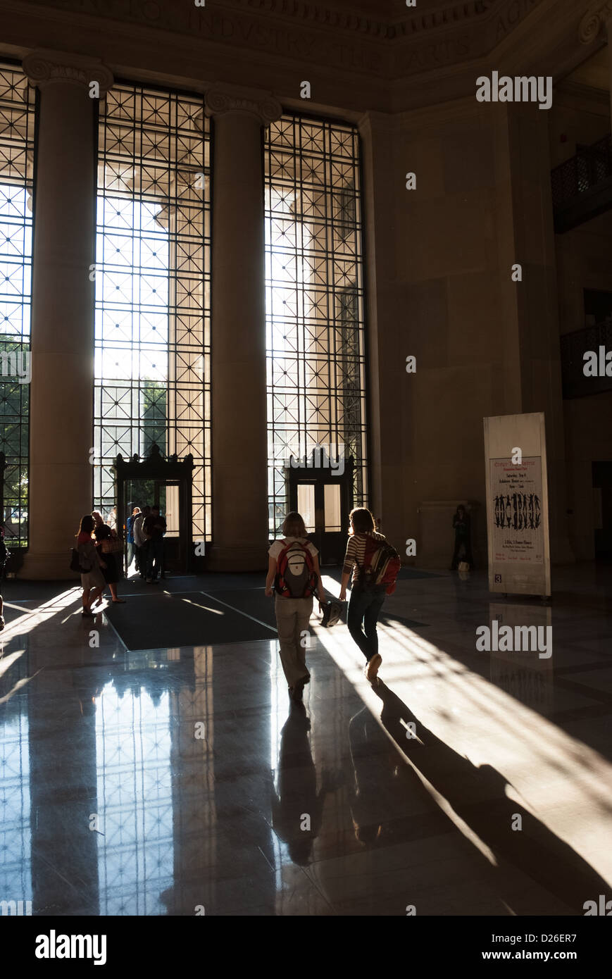 Interior view of MIT's Lobby 7 in the afternoon Stock Photo - Alamy