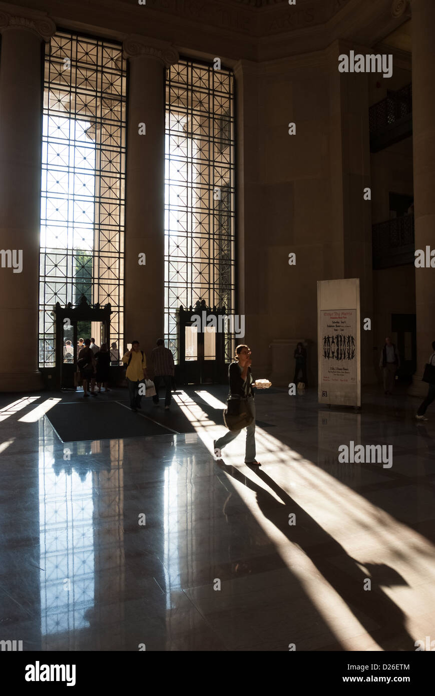 Interior view of MIT's Lobby 7 in the afternoon Stock Photo - Alamy