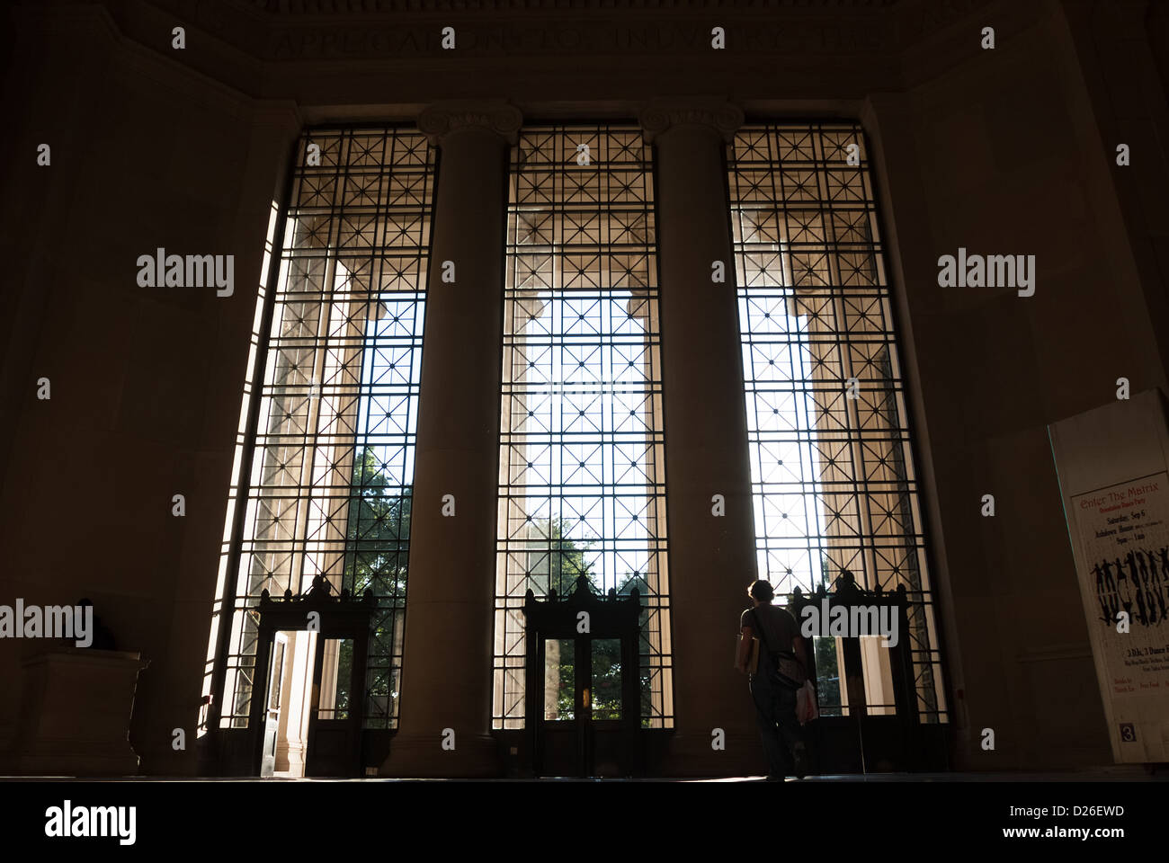 Interior view of MIT's Lobby 7 in the afternoon Stock Photo - Alamy