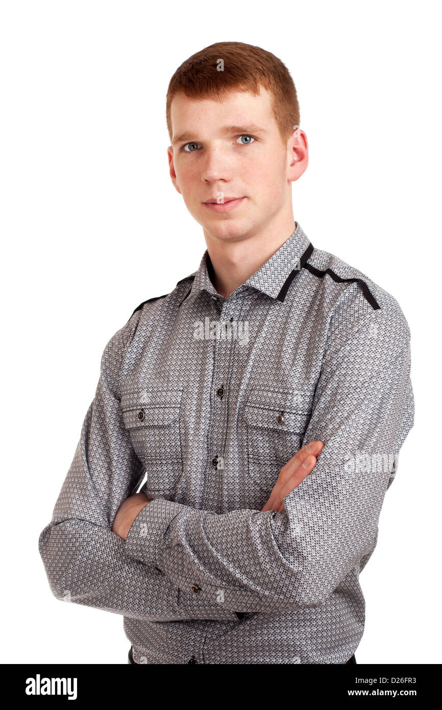Portrait of a young man Stock Photo - Alamy