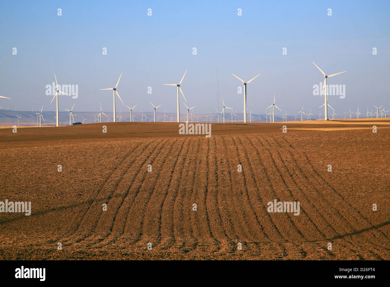 Eastern Oregon Wind Farm Stock Photo - Alamy