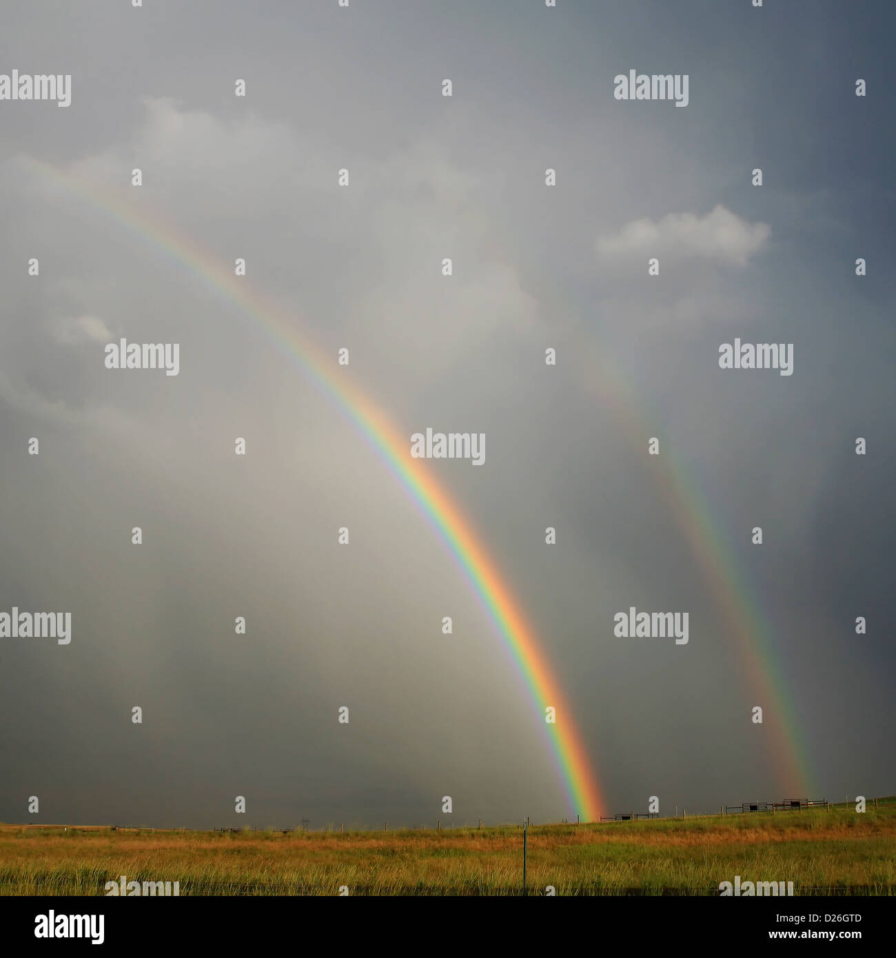 Montana double rainbow hi-res stock photography and images - Alamy