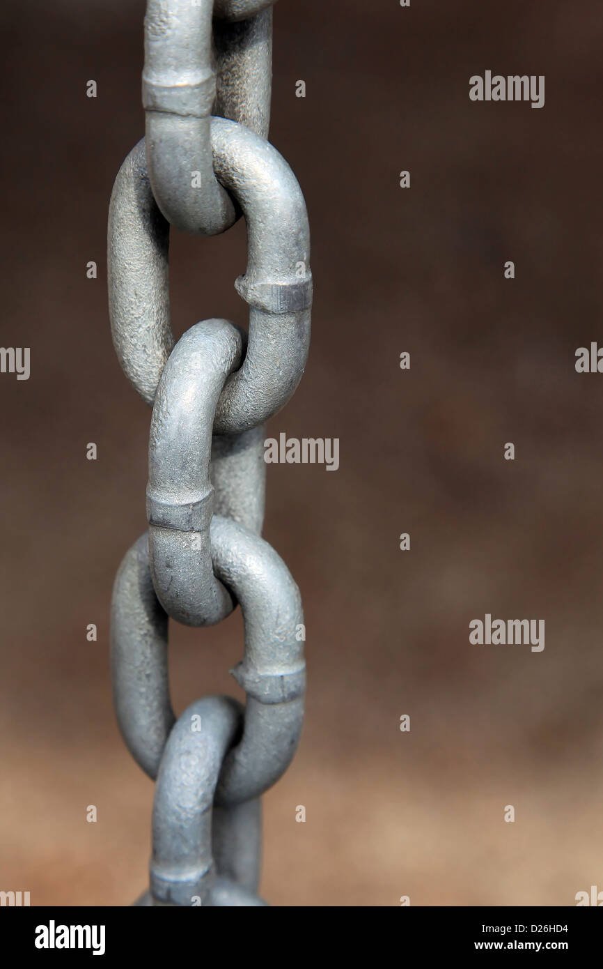 Links of chain Stock Photo - Alamy