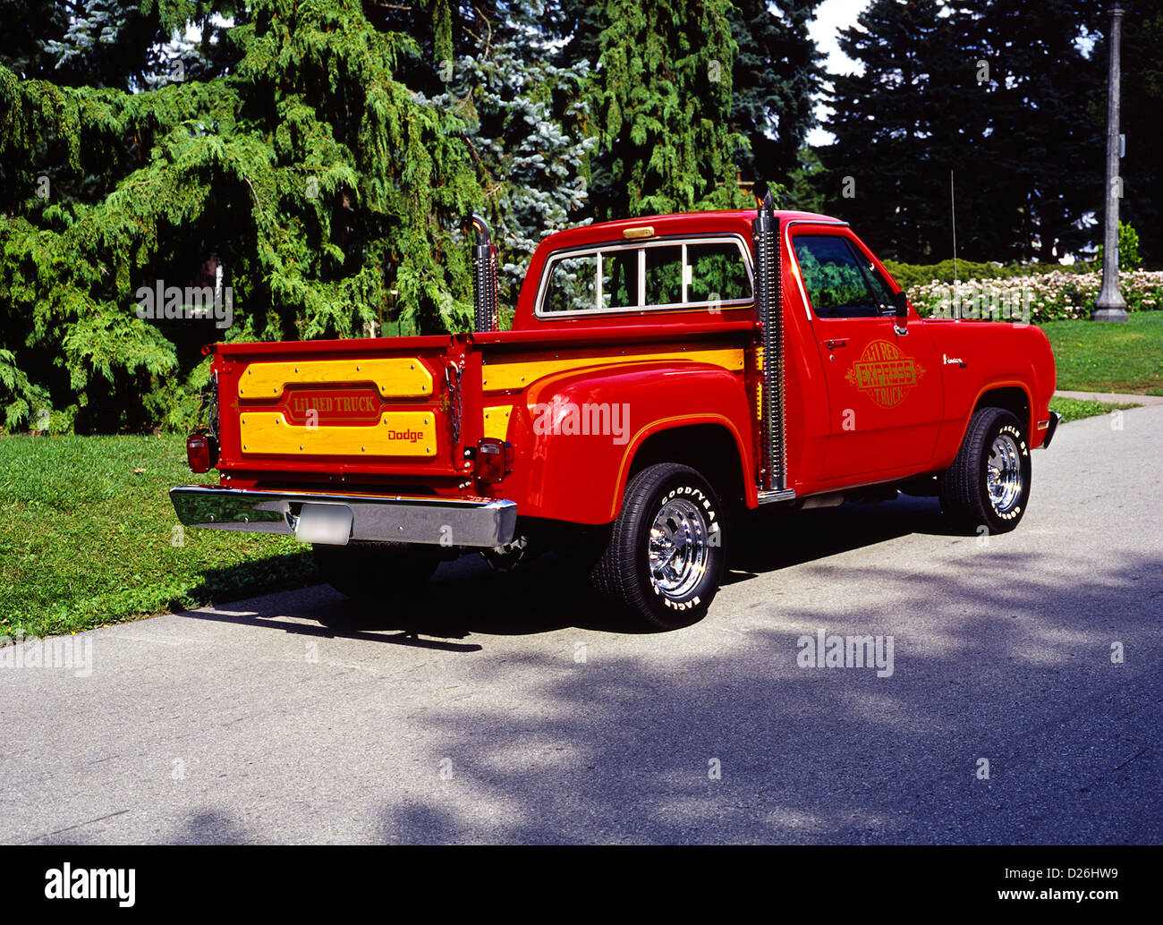 1979 Dodge Lil Red Express Pick Up Truck Stock Photo - Alamy