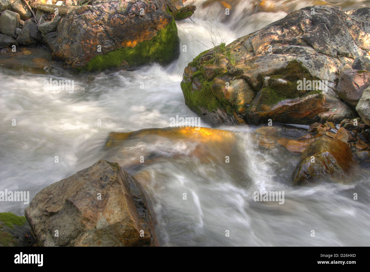 Rocky Stream in the Mountains Stock Photo - Alamy