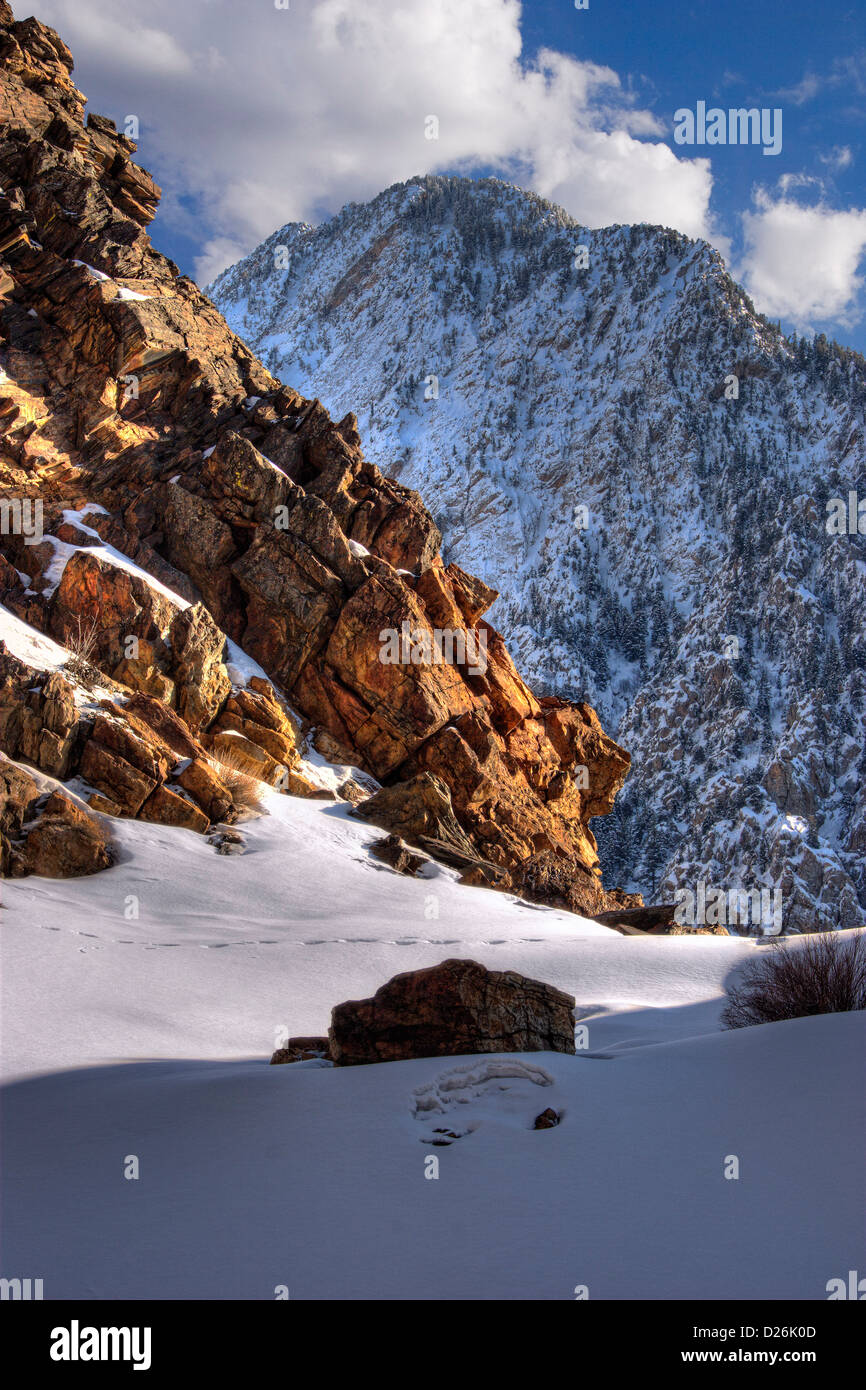 Storm Mountain Wasatch Range Utah Stock Photo - Alamy