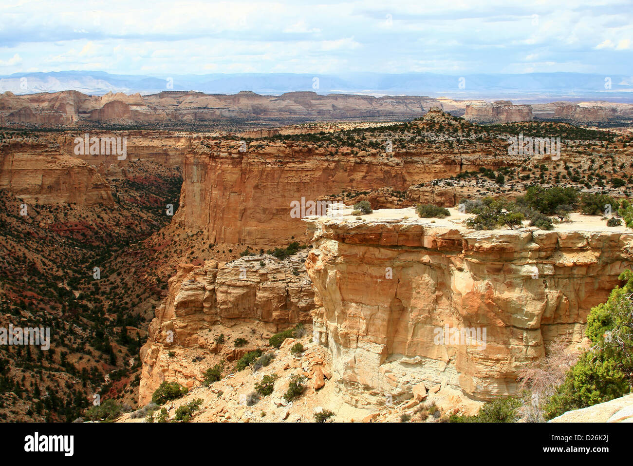 Utah Red Rock Canyons and Mountains Stock Photo - Alamy