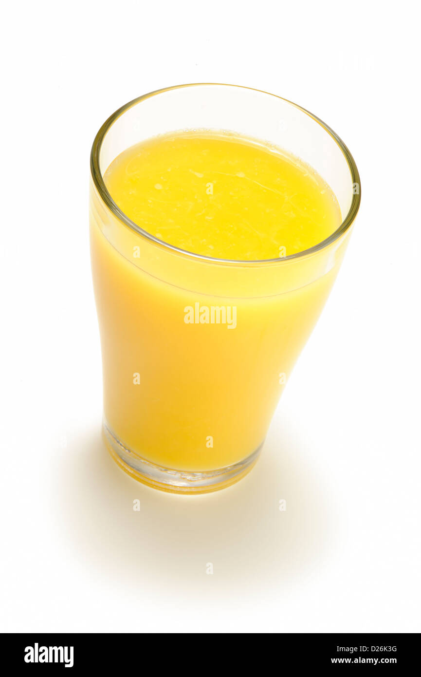 Glass of orange juice Stock Photo - Alamy