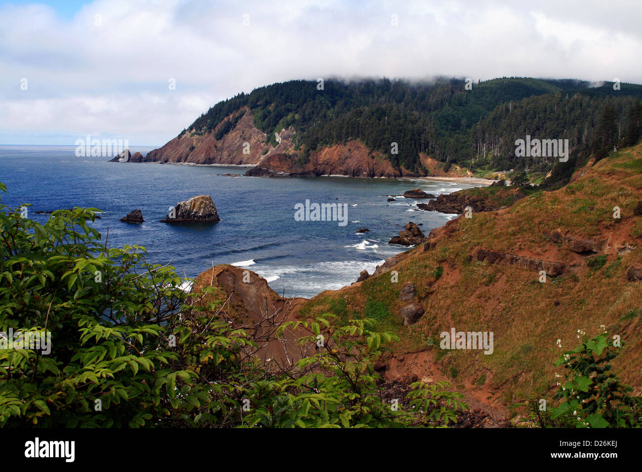 Oregon coast cliffs and ocean view hi-res stock photography and images ...