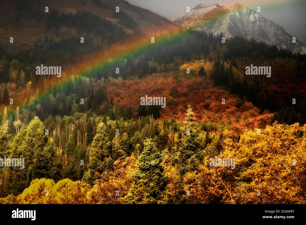 Storm mountain wasatch range utah hi-res stock photography and images ...