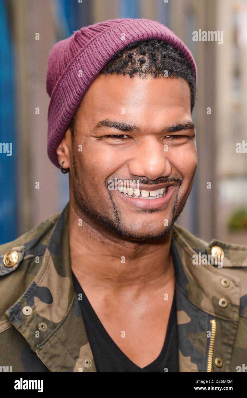 New York, USA. 15th January 2013. Damien Dante Wayans, leaves the ...