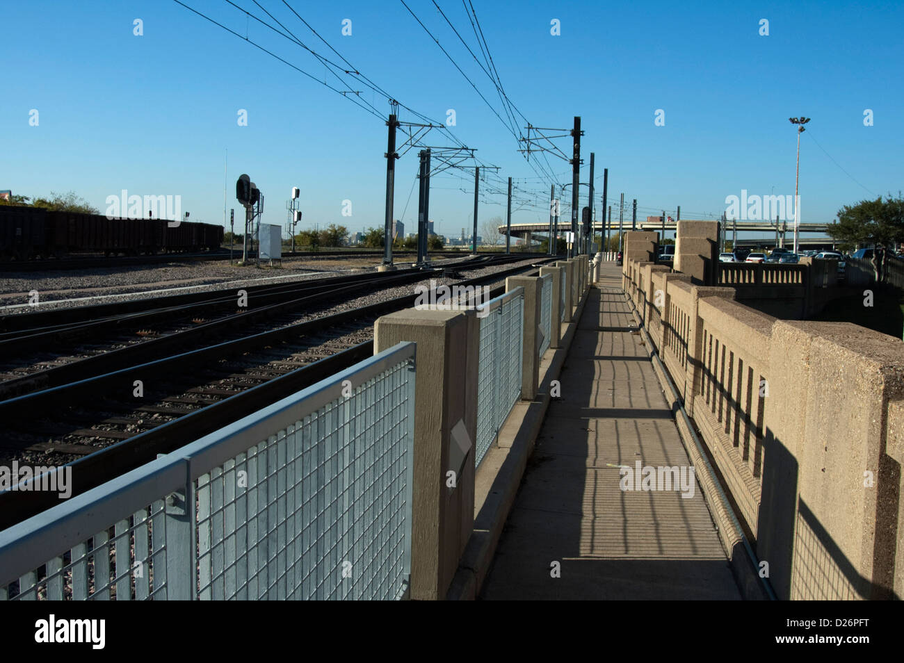 Trolley/Train, Downtown, Dallas, TX Stock Photo - Alamy