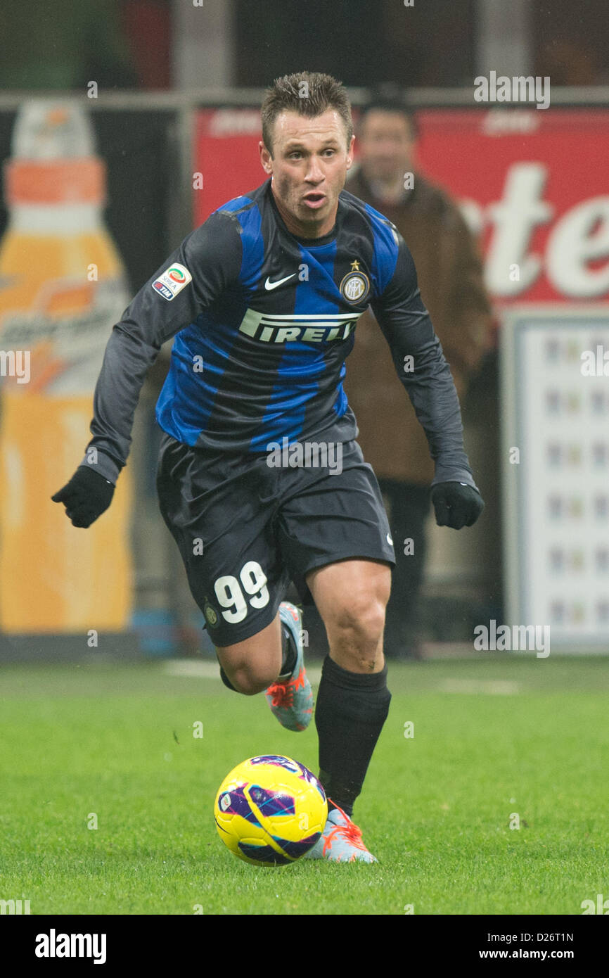 Antonio Cassano (Inter), JANUARY 12, 2013 - Football / Soccer : Italian ...